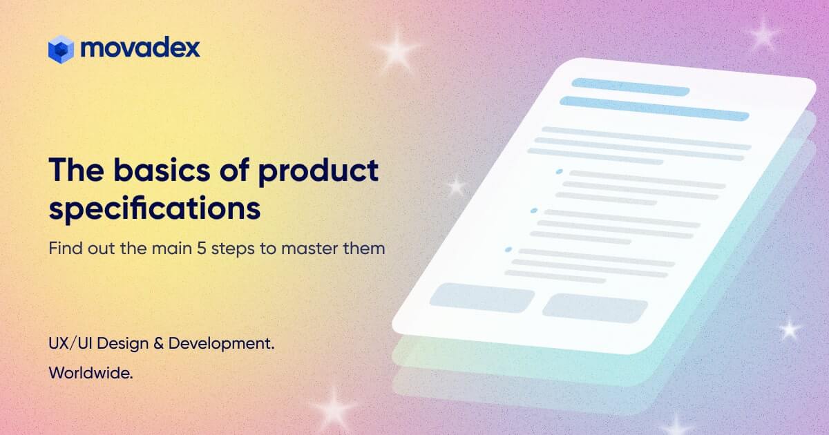 The basics of product specifications